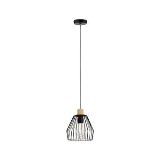 Paulmann 70891 Pendelleuchte Cameo max. 20 Watt H&auml;ngelampe IP44 Spritzwassergesch&uuml;tzt Deckenlampe Metall, Holz E27 ohne Leuchtmittel