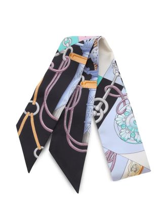 Hermès foulard Cliquetis (années 2020) - Noir