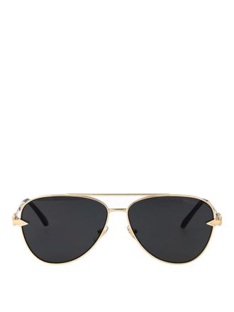 Versace Lunettes De Soleil - Or