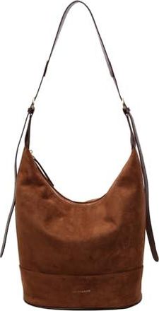 Generic Sac seau &agrave; bandouli&egrave;re en PU givr&eacute; pour femmes, avec sangle r&eacute;glable, fourre-tout moyen, sac &agrave; main d&eacute;contract&eacute;