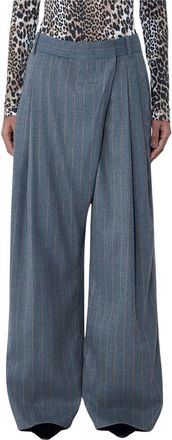 Ganni Femme, Pantalons, Gris, Taille: 40 FR Pantalons