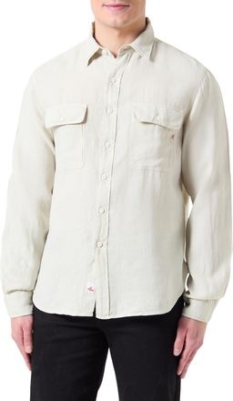 Replay Herren M4147 Hemd, 005 Light Mint, Large