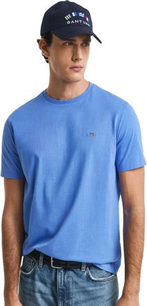 GANT Herren Reg Shield Ss T-Shirt T-Shirt, Perfect Blue, XXL