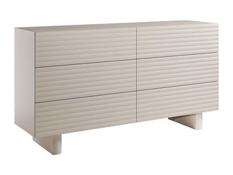 Vente-Unique Kommode mit 6 Schubladen - MDF - Beige - LUDIMA