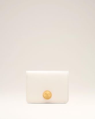 Ami Portefeuille Pli&eacute; Carrousel Blanc en Cuir De Veau Blanc - TU - Unisex