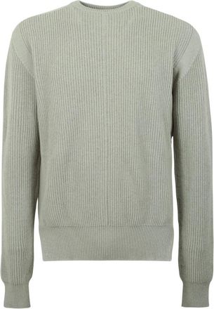 Rick Owens Fisherman Rundhals - - Knitwear - Herren - Grau - M