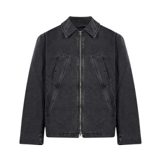 Ymc You Must Create Repetition Denim Jacket - - Jackets - Herren - Schwarzk - M
