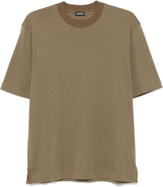 Ermenegildo Zegna T-Shirt aus Jersey - Grün