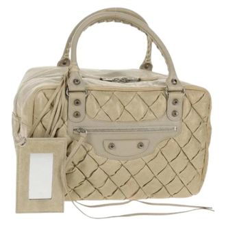 Balenciaga Pre-owned Lederhandtasche - - Pre-owned - Damen - Beige - ONE SIZE