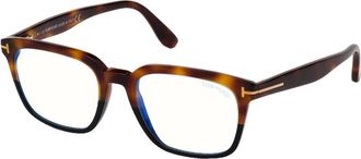 Tom Ford Blue Block Sonnenbrille - - Accessories - unisex - Braun - 53 MM