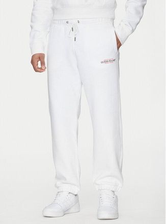 Guess Jogginghose M4YB18 K9V31 Wei&szlig; Regular Fit