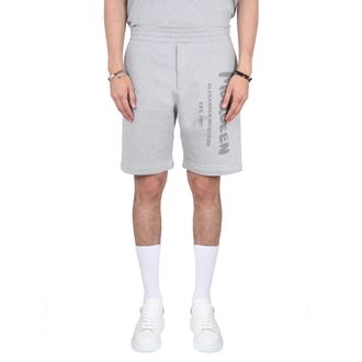 Alexander McQueen Herren, Shorts, Grau, MGr&ouml;&szlig;e