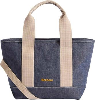 Barbour Femme, Sacs, Bleu, Taille: ONE Size Mini Mya Denim Tote Bag