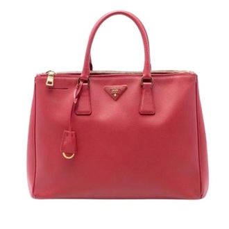 Prada Sac &agrave; main Galleria Pre-owned - Femme - Pre-owned - Rouge - Taille: ONE Size