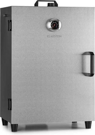 Klarstein Flintstone Steel R&auml;ucherofen 1600 W integriertes Thermometer Edelstahl