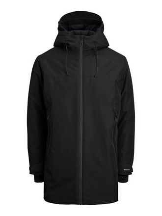 Jack & Jones Jcofusion Technical Parka Sn, Noir, M Hommes