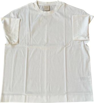 Calvin Klein Homme, Tops, Blanc, Taille: S T-Shirt Premium Interlock