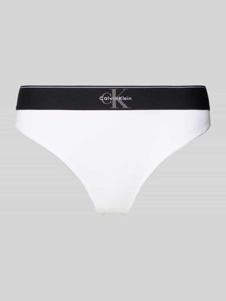 Calvin Klein Underwear String mit Logo-Muster