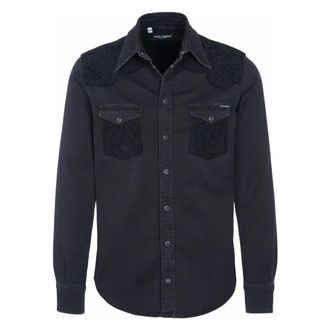 Dolce & Gabbana Casual Shirt - - Shirts - Herren - Schwarzk - L