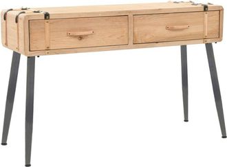 vidaXL Table console Bois massif de sapin 115x40,5x76 cm Vidaxl