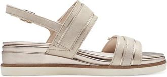 Tamaris Sandales compensées avec semelle amovible 1-28217-42 pour femme, 179 Champagne, 40 EU