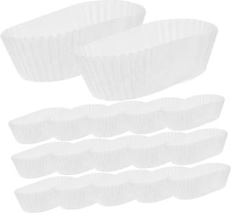 Garneck 1000 Stück Papierförmchen - Eckige Muffinförmchen - Eclair-Form Und Pralinenförmchen Aus Hochwertigem Papier Für Köstliche Desserts Und Partys