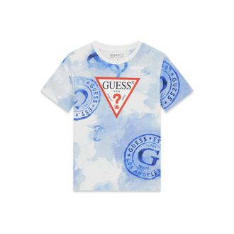 Guess T-Shirt L6GI03 K8HM4 Blau Regular Fit