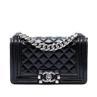 Chanel Pre-owned Boy Flap Umh&auml;ngetasche - - Pre-owned - Damen - Schwarzk - ONE SIZE