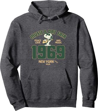 Peanuts Snoopy 1969 Music And Art Pullover Hoodie