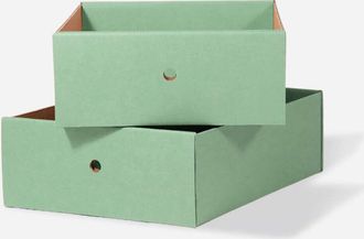 Room In A Box | GRID Bett Schubladen-Set (salbei)