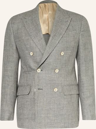 Eleventy Eleventy Sakko Extra Slim Fit Mit Leinen gruen