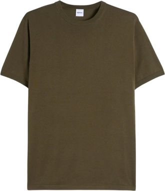 Aspesi Homme, Tops, Vert, Taille: 2XL T-shirt &agrave; col rond