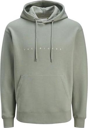 Jack & Jones JACK&JONES Jjestar JJ Noos Sweat à Capuche Sweatshirt, Iceberg Green, S Homme