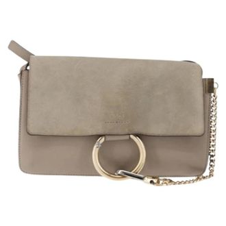 Chlo&eacute; Sac bandouli&egrave;re Faye Pre-owned - Femme - Pre-owned - Beige - Taille: ONE Size