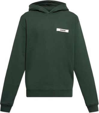 Jacquemus Homme, Sweatshirts et sweats &agrave; capuche, Vert, Taille: S The Gros Grain Sweat &agrave; capuche