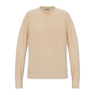 Jil Sander Wollpullover - - Knitwear - Damen - Beige - S