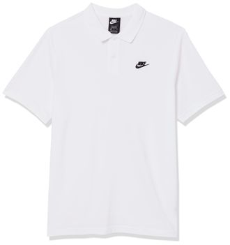 Nike Nike Mens M NSW Ce Matchup Pq Polo Shirt, White/Black, 4XL