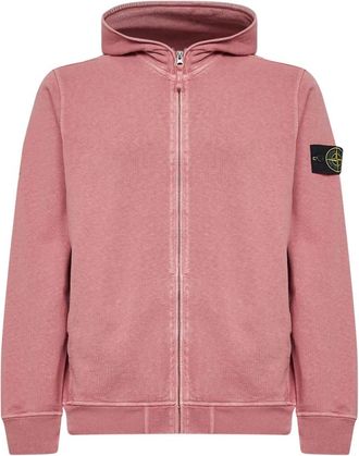 Stone Island Homme, Sweatshirts et sweats &agrave; capuche, Rose, Taille: L Stone Island Sweaters