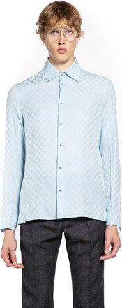 Gucci Jacquard Silk Shirt