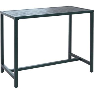 Hhg [NEUWERTIG] Stehtisch HHG-294, Gartentisch Bartisch Tisch, Outdoor Metall 105x130x65cm gr&uuml;n