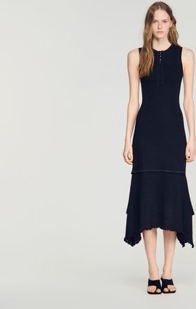 Sandro Robe pointelle fantaisie
