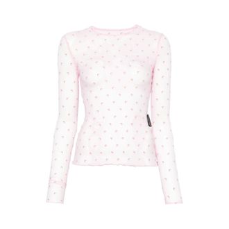 Marine Serre Damen, Oberteile, Rosa, XSGr&ouml;&szlig;e
