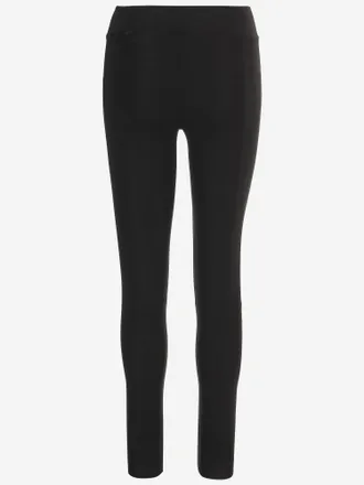 Autry Womens Skinny Nylon Blend Trousers Black Polyester