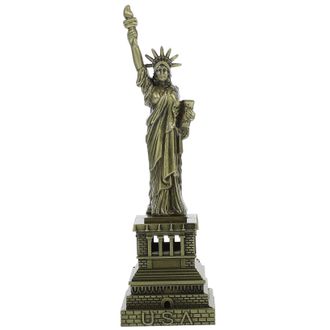 Artibetter Freiheitsstatue Metallfigur Leichte Kompakte Skulptur Detailreiche Heimdekoration und Schreibtisch Ornament Realistische Lady Figurine aus Metall f&uuml;r 