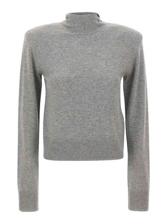 Rotate Pull Col Rond - Gris