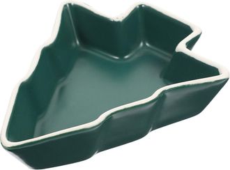 Pretyzoom Gericht mit weihnachtlicher So&szlig;e Christbaumplatte S&uuml;&szlig;igkeitenschale Pl&auml;tzchen Bonbonteller weihnachts teller weihnachtsplatte kreatives Geschirrtablet