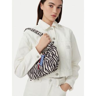 Tommy Jeans Handtasche Tommy Jeans Tjw Icon Charms Zebra Shlder Bag AW0AW18882 Wei&szlig;