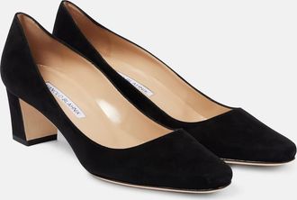 Manolo Blahnik Pumps Okkatopla 50 aus Veloursleder