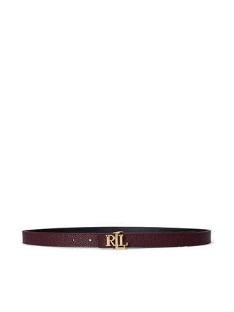 Lauren Ralph Lauren G&uuml;rtel 412P06811001 Dunkelrot