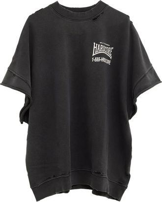 Willy Chavarria Ripped Graphic T-shirt